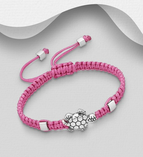 Assorted Turtle Baby & Children's Adjustable Rope Bracelets ...