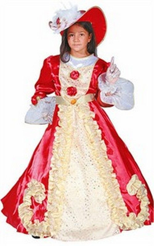 Kids Red Princess Dress Costume, Princess Costumes