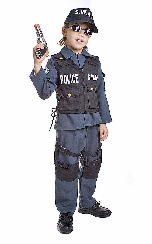 Kids S.W.A.T Police Officer Costume - Swat Costumes for Kids