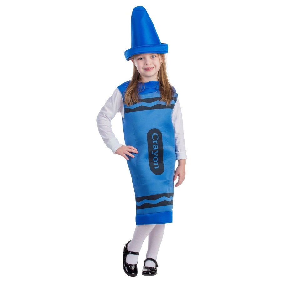 Kids Blue Crayon Costume
