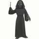 Kids Black Robe with Electro-Luminescent Mask Alien Costume