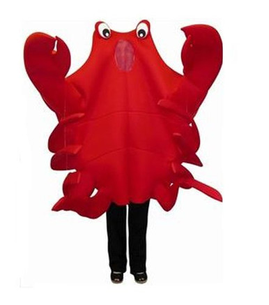 Crab Mascot for Clam Bakes or Restaurant Promotion