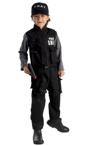 Kids SWAT Team Costume - Kids Police Officer Costumes