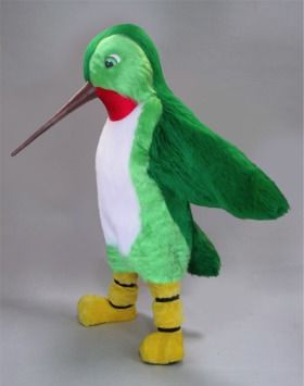 Hummingbird Mascot Costume, Bird Mascot Costume