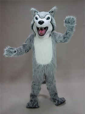 Fierce Husky Mascot Costume, Dog Mascot Costume