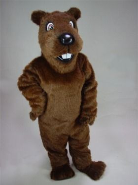 Groundhog Mascot Costume, Gopher Mascot Costume