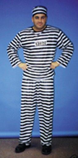Adult Prison Convict Costume