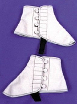 Grey Felt Spats
