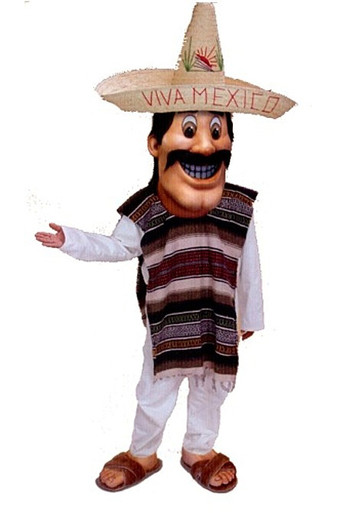 Friendly Mexican Mascot Costume