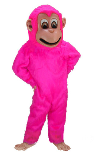 Thermo-lite Pink Monkey Mascot Costume