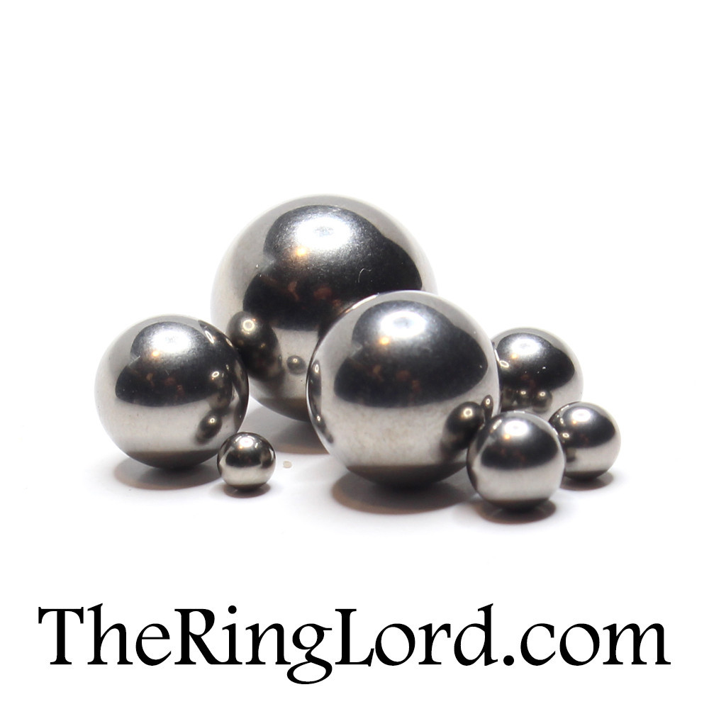 10mm Titanium Ball - Sold Individually - 10 colors available - The Ring ...
