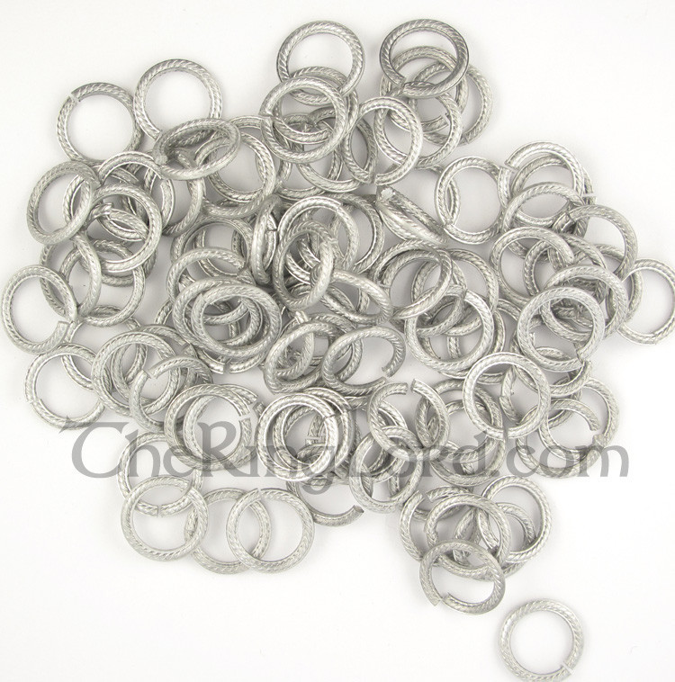 Saw Cut Aluminum Rings From Shaped Wire - Sold by the ounce - The Ring Lord