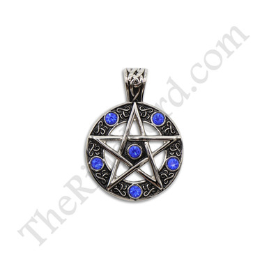 Pentacle with Blue Stones - The Ring Lord