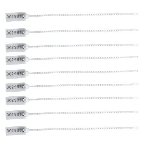 8" Long Hot Stamped Numbers Pull Lock | BagProducts