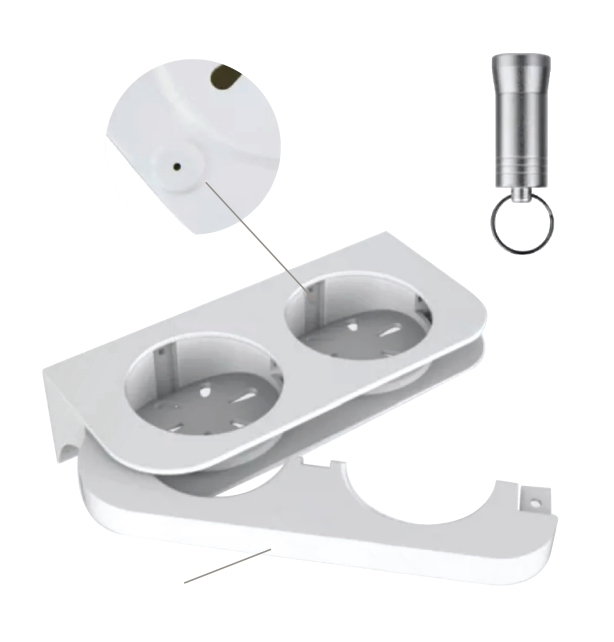 Magic Magnet Dispenser, Black