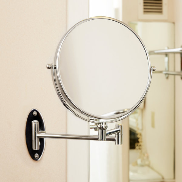 Conair® Two-Sided Wall Mount Mirror, Chrome