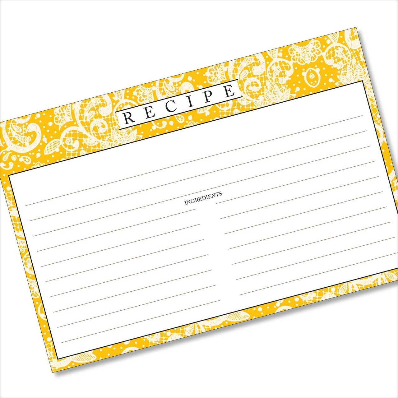 4x6 Recipe Cards: 160 Designs $6/Set