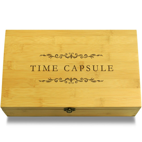 Time Capsule Multikeep Box Adjustable Bamboo Wood Organizer - Buy Online