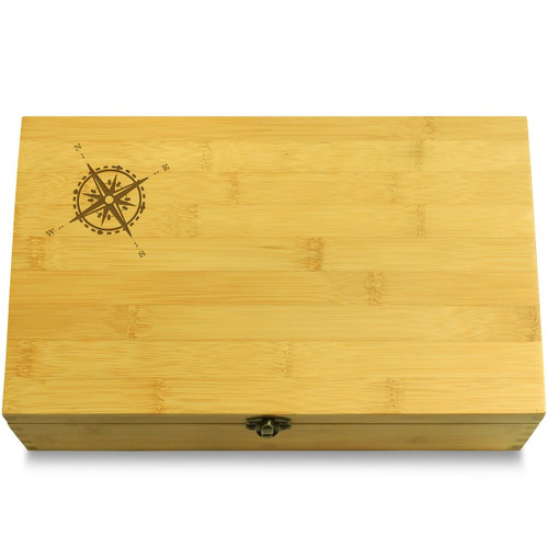 Compass Outdoors Countryside Multikeep Box Adjustable Bamboo Wood ...