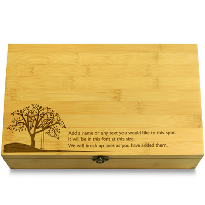 Tree Planting Inspirational Multikeep Box Adjustable Bamboo Wood ...