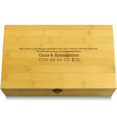 Ammunition Redneck Multikeep Box Adjustable Bamboo Wood Organizer - Buy ...
