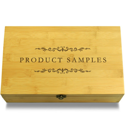 Product Samples Sales Samples Box Multikeep Box Adjustable Bamboo Wood ...