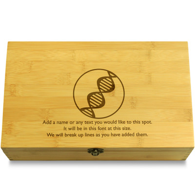 DNA strand Science Multikeep Box Adjustable Bamboo Wood Organizer - Buy ...