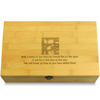 Technology Storage Technology Multikeep Box Adjustable Bamboo Wood ...
