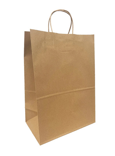 Kraft Paper Bags Brown 13x7x17" Case of 250