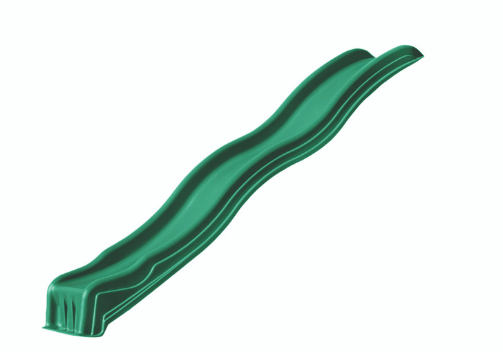 Green Cool Wave Slide | Attachable Fun Playground Slide | Swing Set Slides