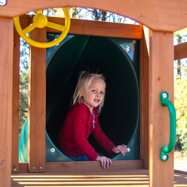 Twister Tube Slide for 4 ft deck | Swing Set Slides