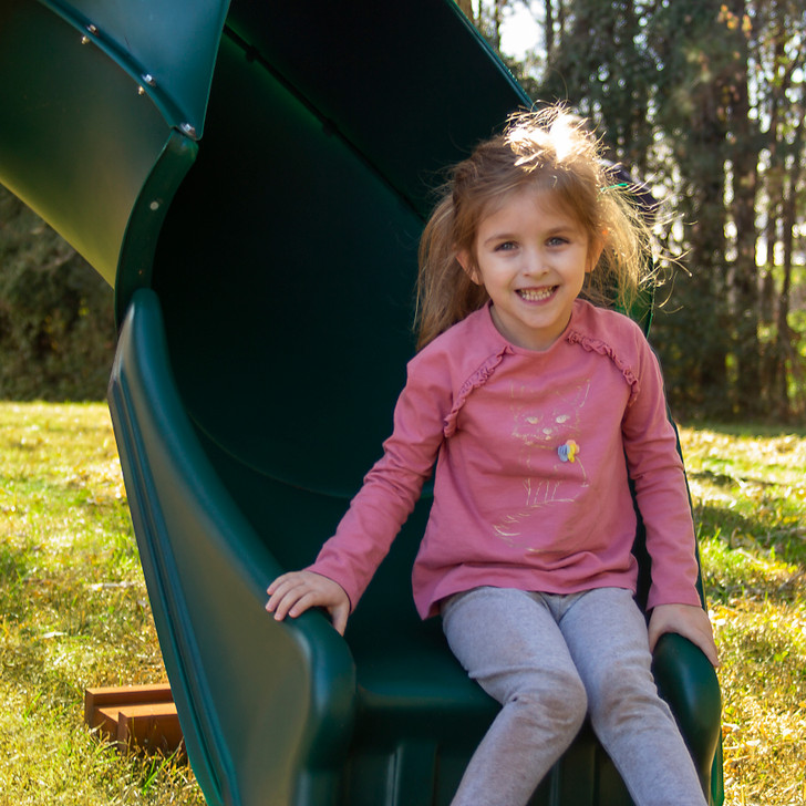 Twister Tube Slide for 4 ft deck | Swing Set Slides
