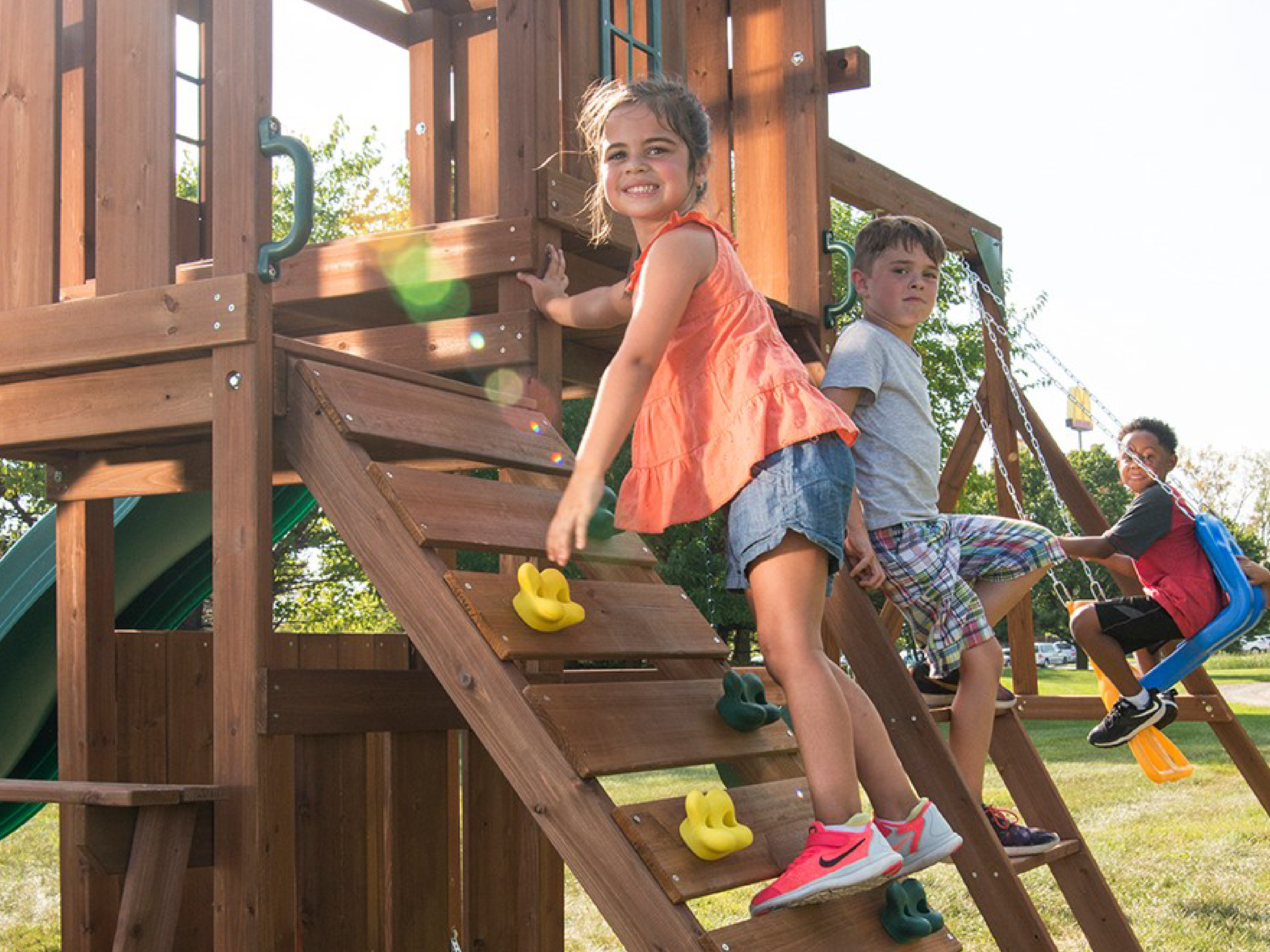 Ways To Introduce Exercise At Play Time - Swing-N-Slide