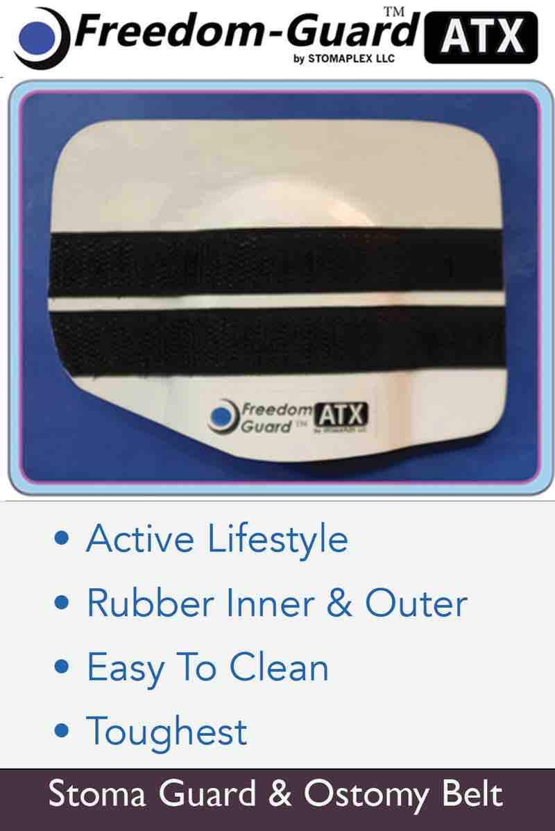 Stoma Guard + Ostomy Belt for Sports | Freedom-Guard ATX | Stomaplex