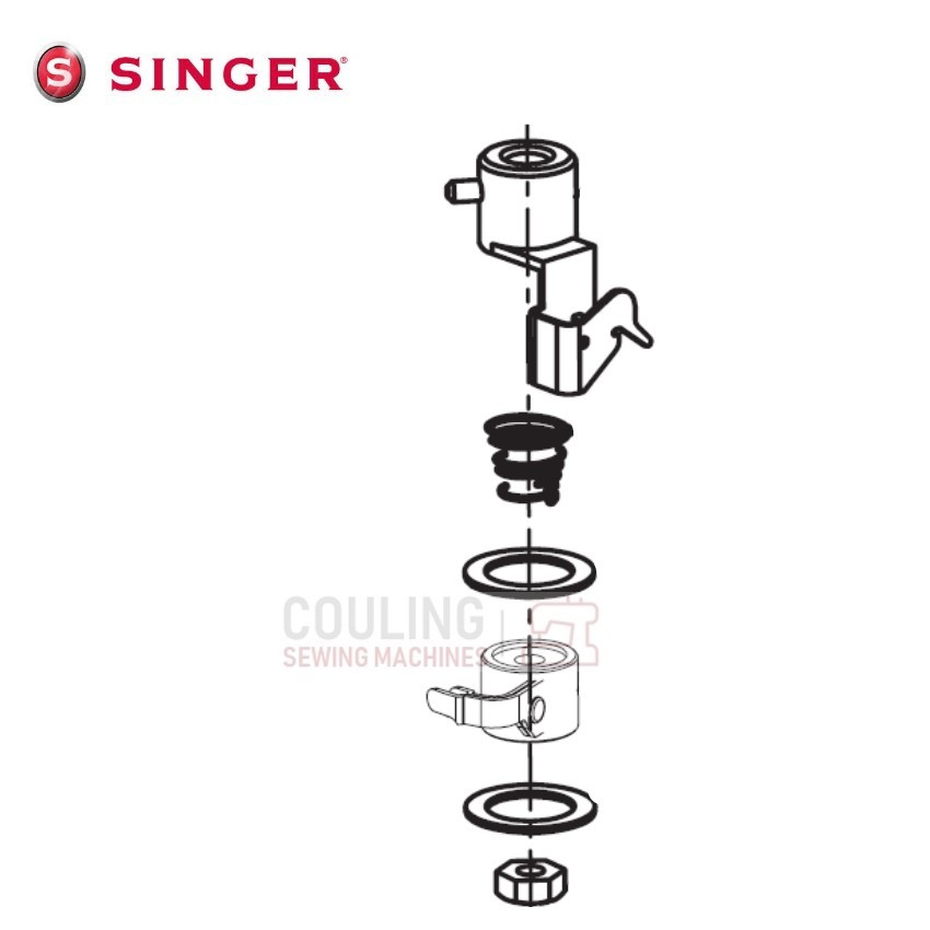 Singer Needle Threader Parts Complete (6 Parts) - Futura, XL400, XL420 ...