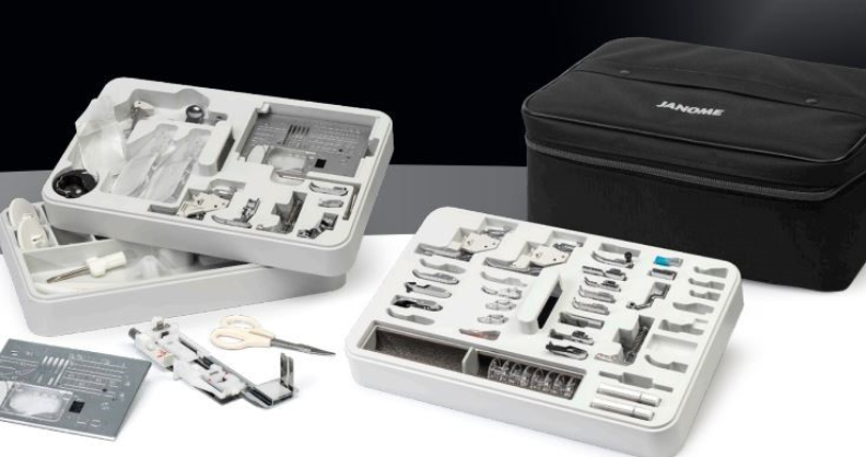 Janome Accessory Carry Case (Black) 9mm Cat D Range CM17, MC9450 ...