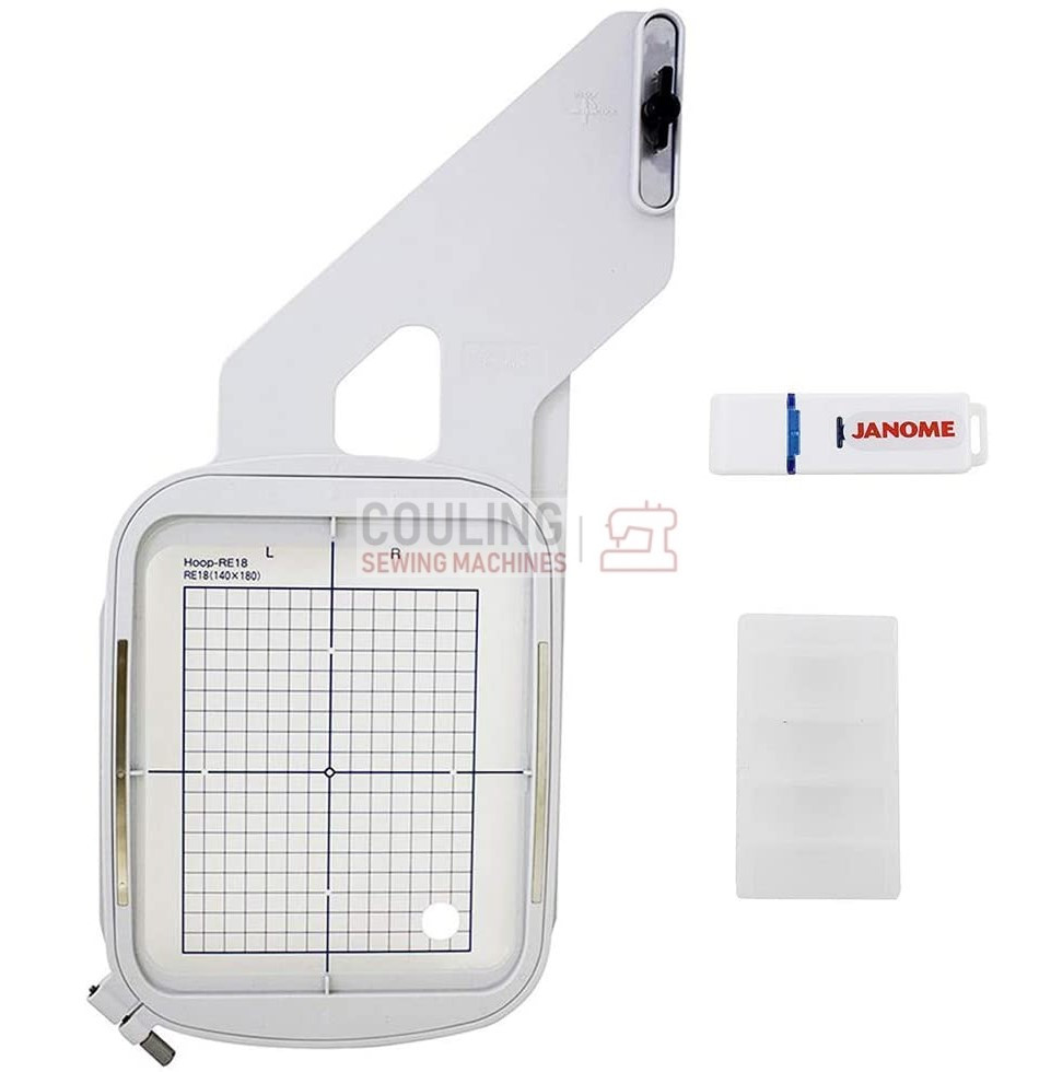 Janome Essential Hoop Kit RE18 MC12000 MC14000 MC15000 Only - Couling ...