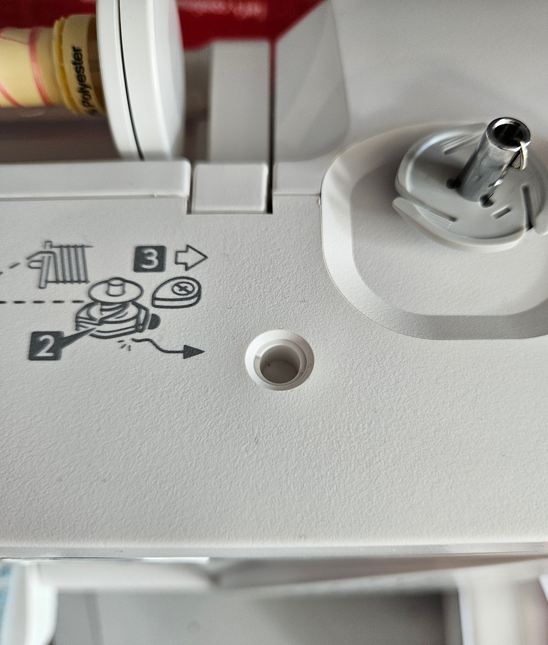 Janome SPARE Vertical Spool Pin Cotton Holder - Atelier, 5060QDC, DKS30 ...