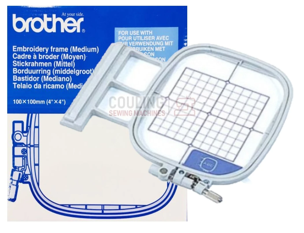 Brother Embroidery Hoop Frame 100mm x 100mm Medium - EF74 - Couling ...