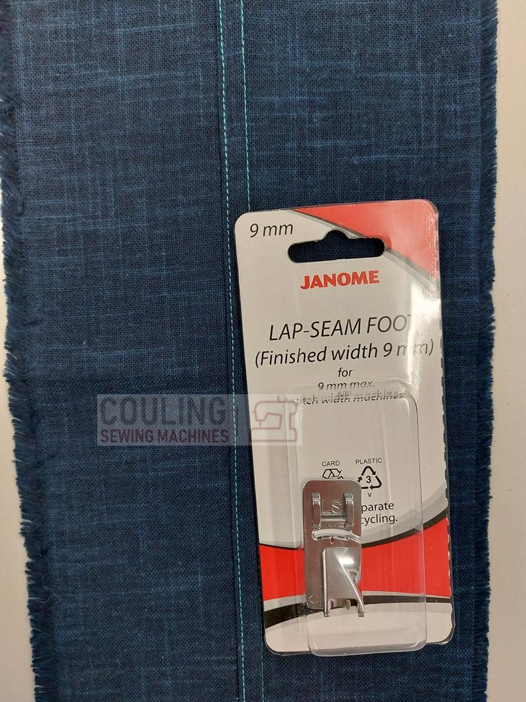 JANOME LAP-SEAM FOOT LS - 202463007 9mm CATEGORY D - Couling Sewing ...