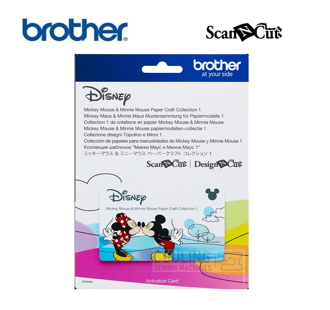 Brother ScanNCut Disney Mickey and Friends Paper Design Collection 1 ...