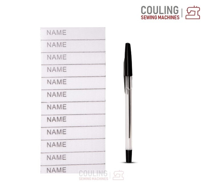 Iron On Name Tapes - Couling Sewing Machines