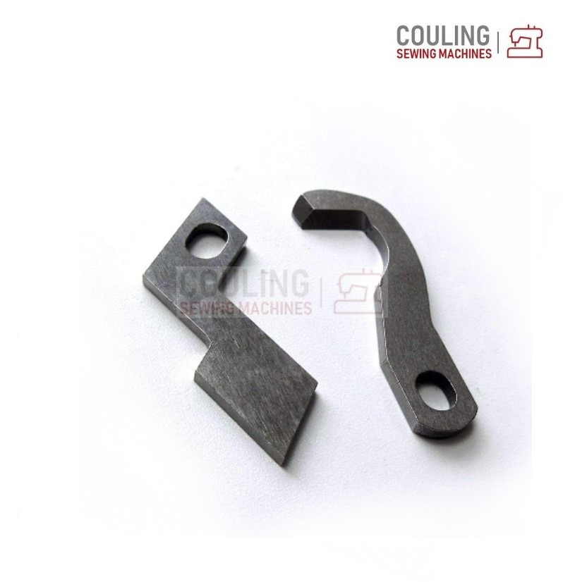 Overlocker Blade Knife Upper & Lower Set Compatible Brother 9600TD ...