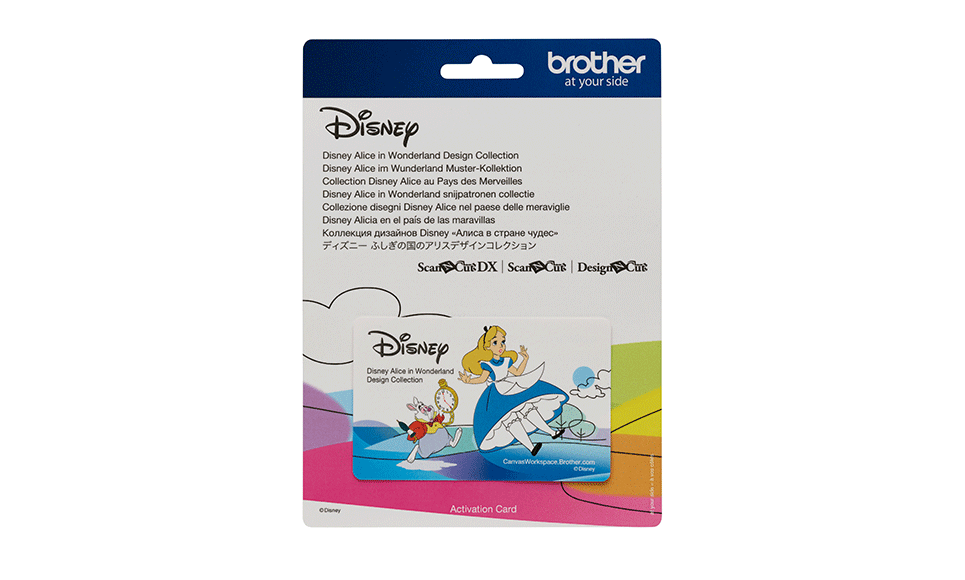 Brother ScanNCut Disney Alice in Wonderland Design Collection CADSNP09 ...