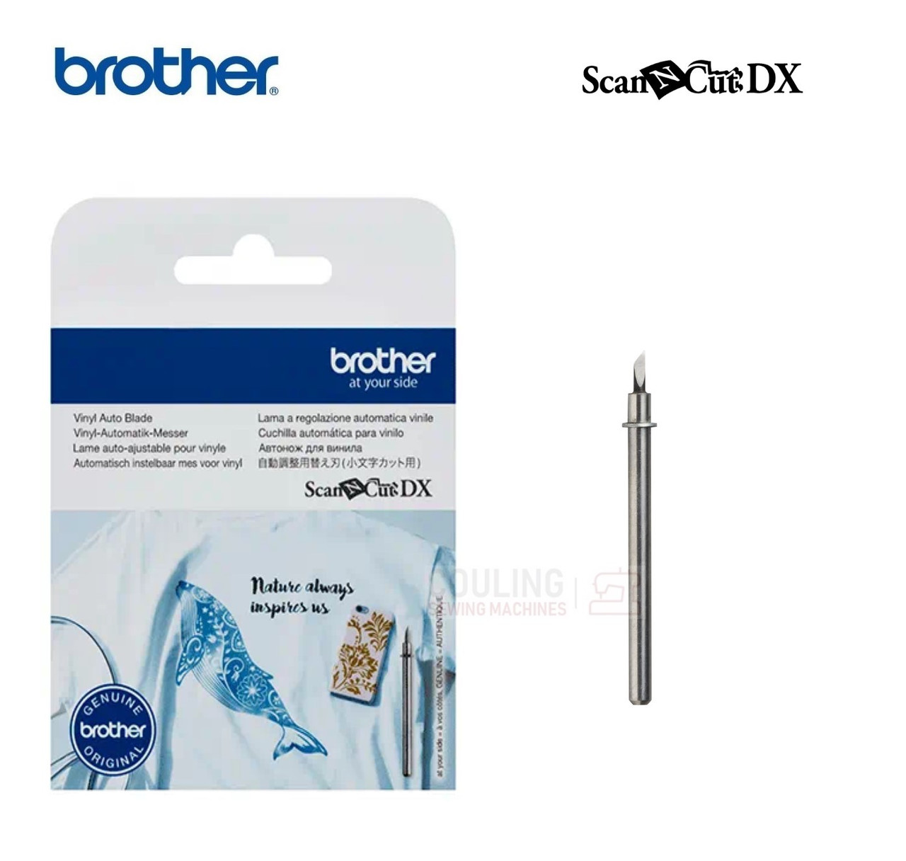 2 Brother ScanNCut Vinyl Auto Blade SDX - CADXBLDV1 (2 Pk) - Couling ...