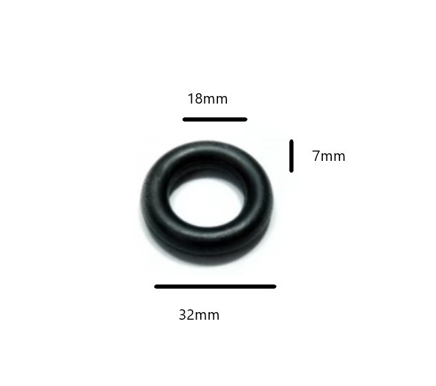 Bobbin Winder Rubber - R5 Medium 32x18x7mm - Couling Sewing Machines