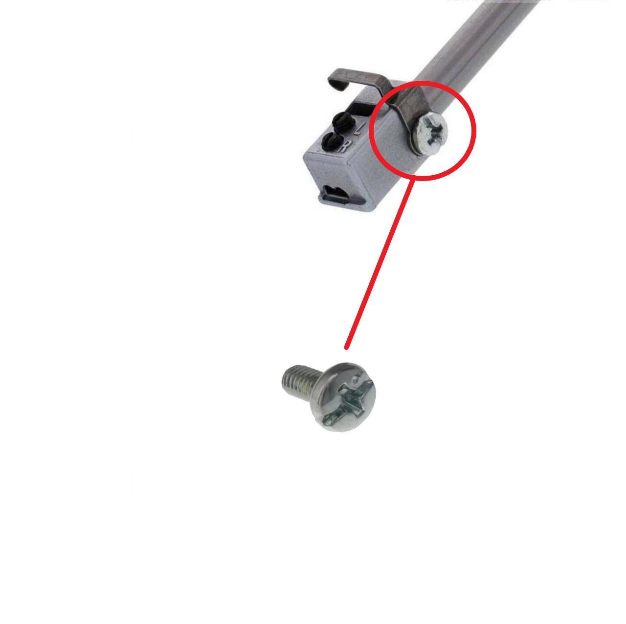 Janome Overlock Needle Clamp Body HOLDING SCREW 9300DX AT2000D 8002D ...
