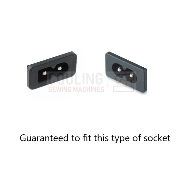 Sewing Machine Mains Power Cable UK Plug - Lead 2m Compatible with Elna ...