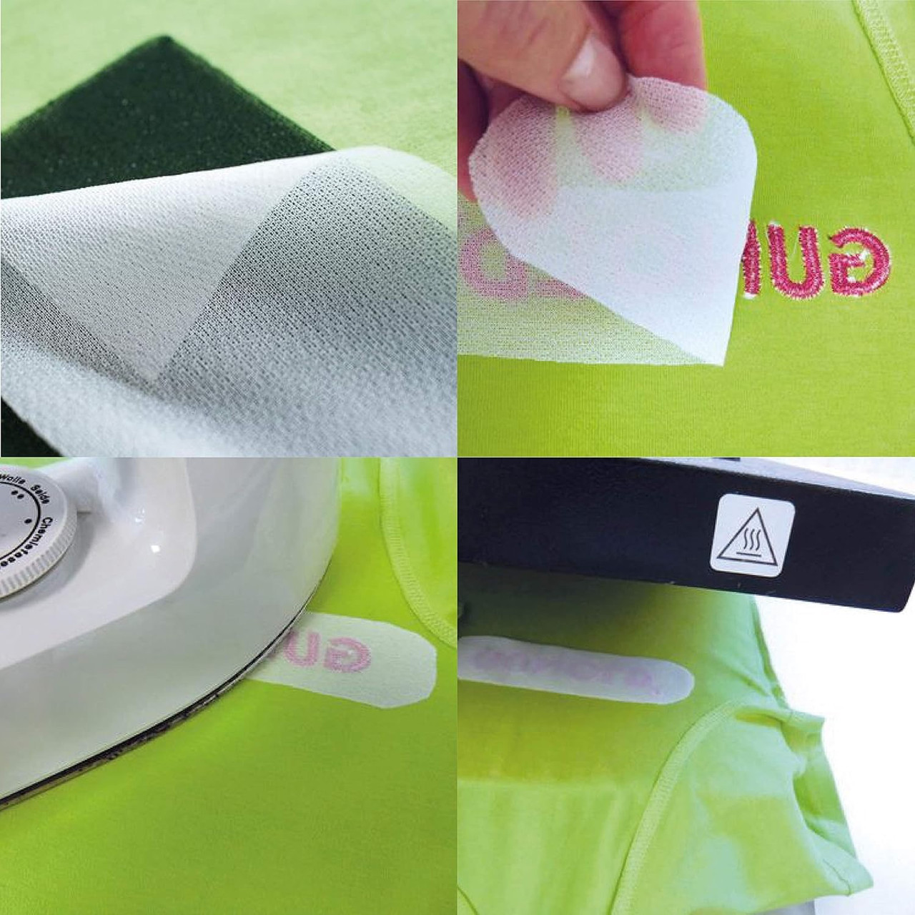 Embroidery Anti-Rub Soft Backing Iron on Protects Baby Skin Itchy Seams ...