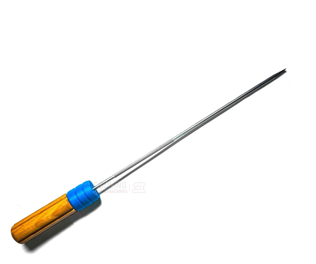 Large Screwdriver 12" Long wooden handle - 5mm slot tip + LED - Couling ...